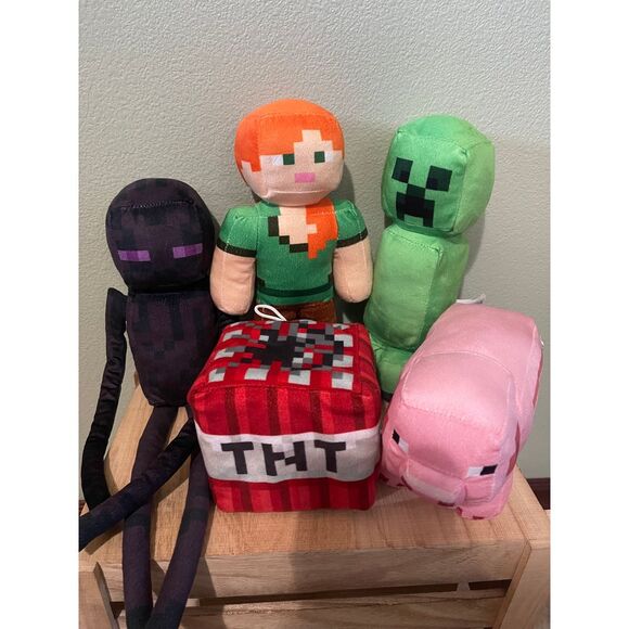 The Toy Factory | Toys | Minecraft Plush Tv Movie Video Games 5 Action ...